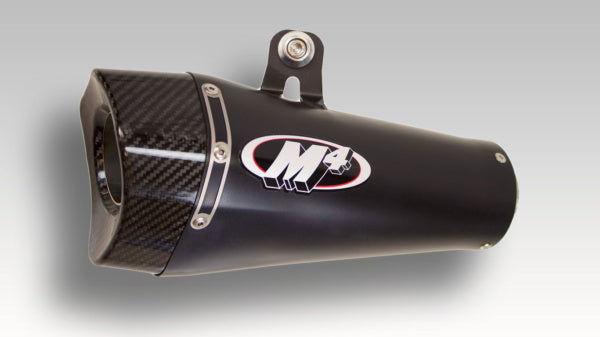M4 Exhaust Stainless Steel Slip-on with Black RM1 Canister for Triumph