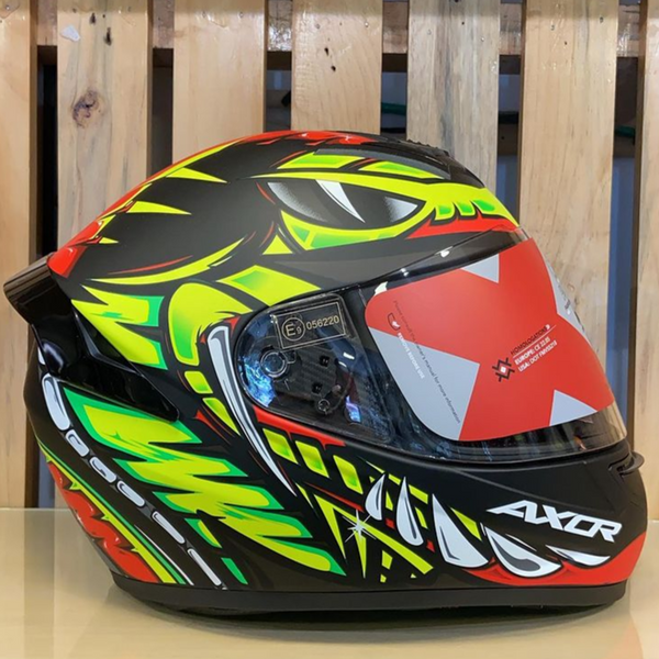 Axor Rage Python Helmet - Black Neon Yellow | 7aftermarket India