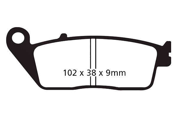 EBC Front Brake Pads for Triumph Bonneville T120 (FA142HH ...